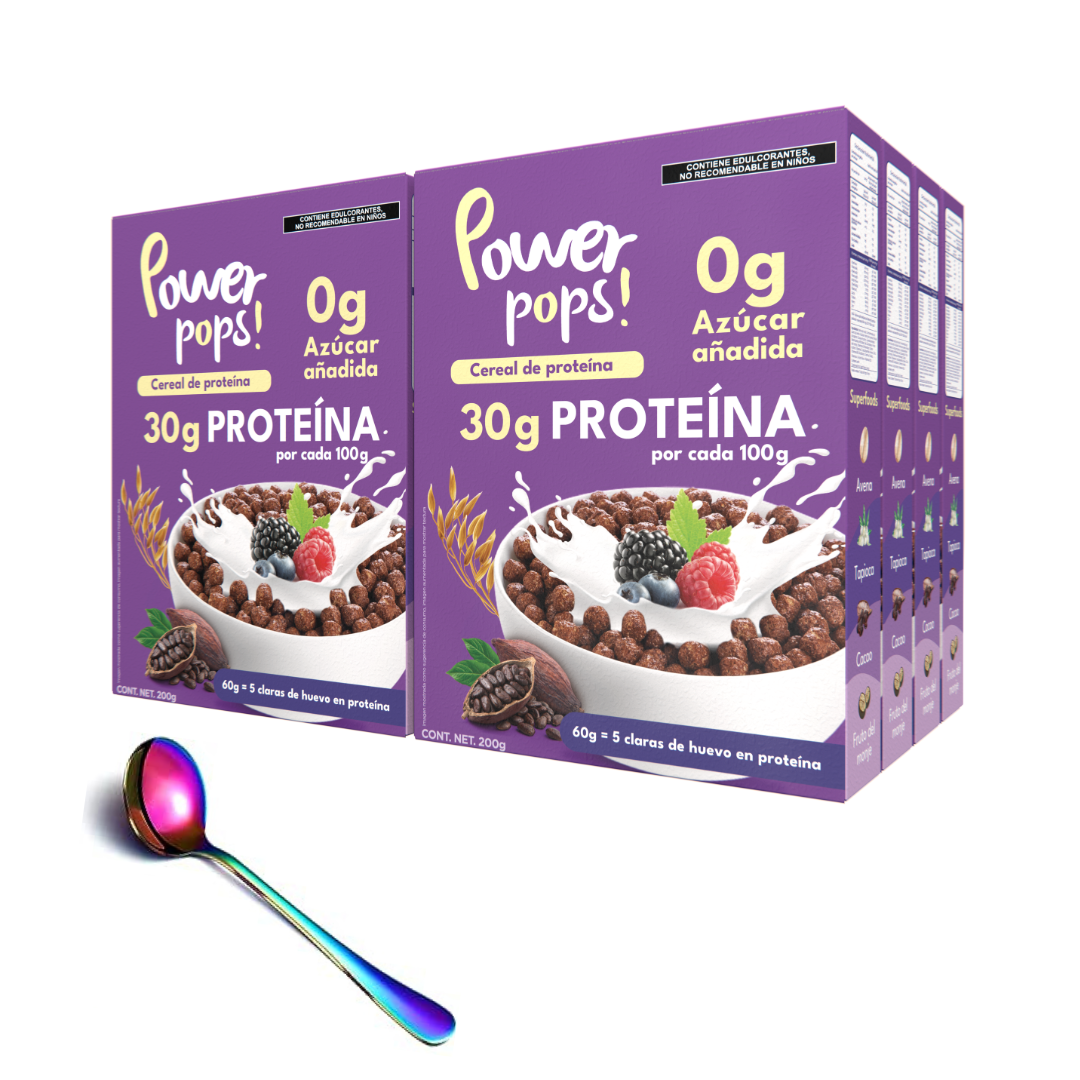 4-Pack Power pops! cereal alto en proteína envio incluido. – Power pops ...