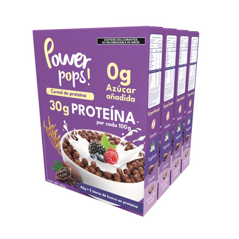 4-Pack Power pops! cereal alto en proteína envio incluido. – Power pops ...