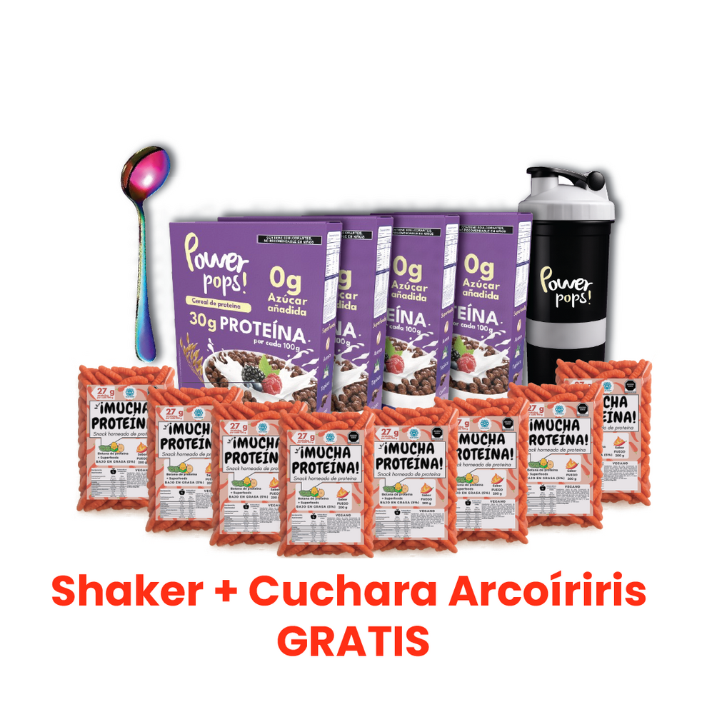 Hot Pack | Power pops! + ¡Mucha Proteína + Cuchara y Shaker GRATIS ...